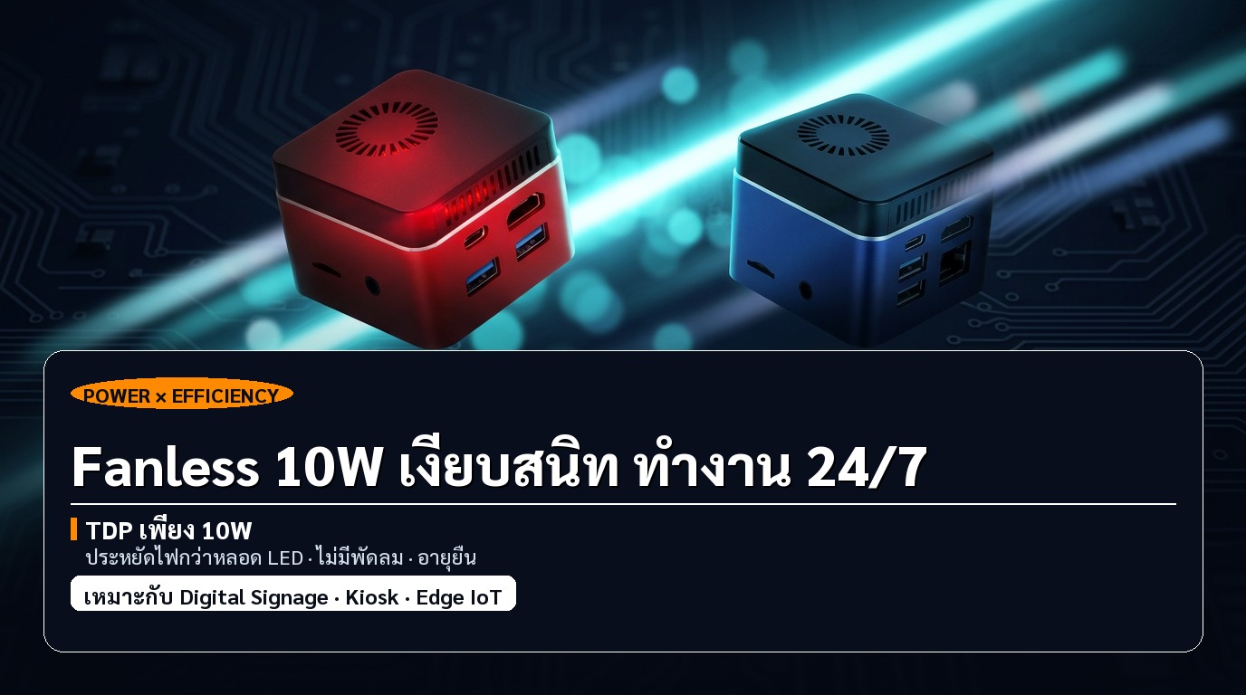 Mini PC ราคาถูก ส่งไว 50+ รุ่น — Fanless / Office / Industrial | ENT Group
