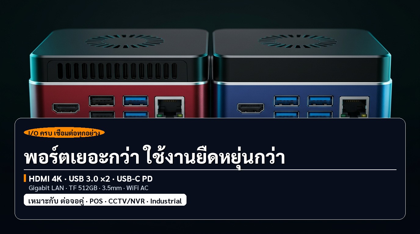 Mini PC ราคาถูก ส่งไว 50+ รุ่น — Fanless / Office / Industrial | ENT Group